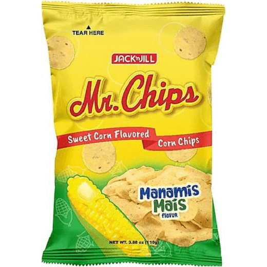 Mr. Chips Sweet Corn Flavored Corn Chips 110g | Shopee Philippines