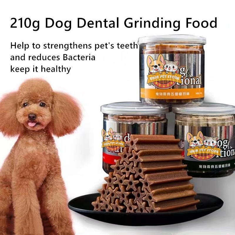 210g Dog Dental Grinding Food Dog Dental Sticks Dog Treat for Clean ...