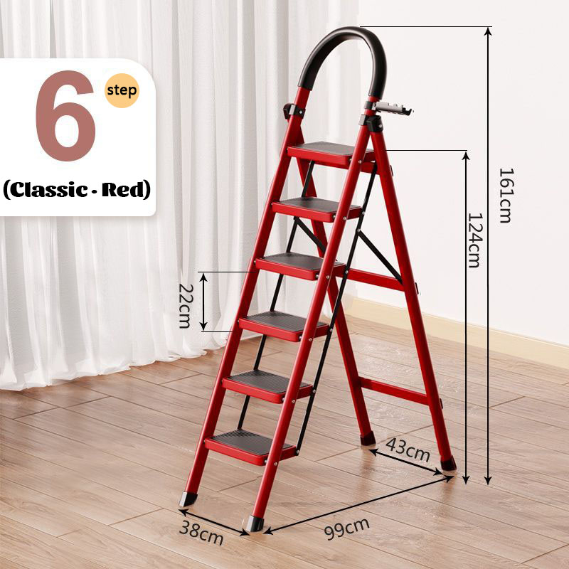 3/4/5/6 Step Ladder Foldable Aluminum Hagdanan heavy duty Step ladder ...