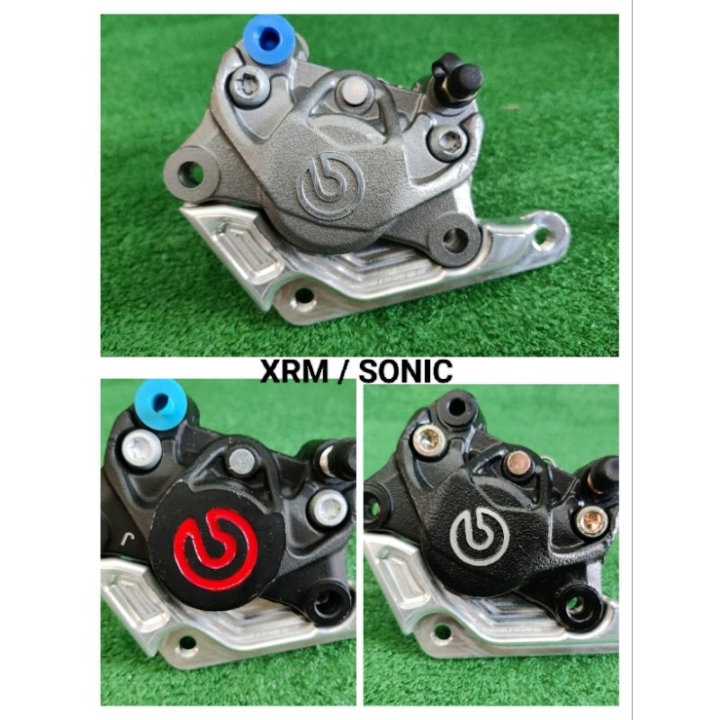 XRM / SONIC CALIPER 2POT WITH BRACKET 220mm MADE IN THAILAND | Shopee ...
