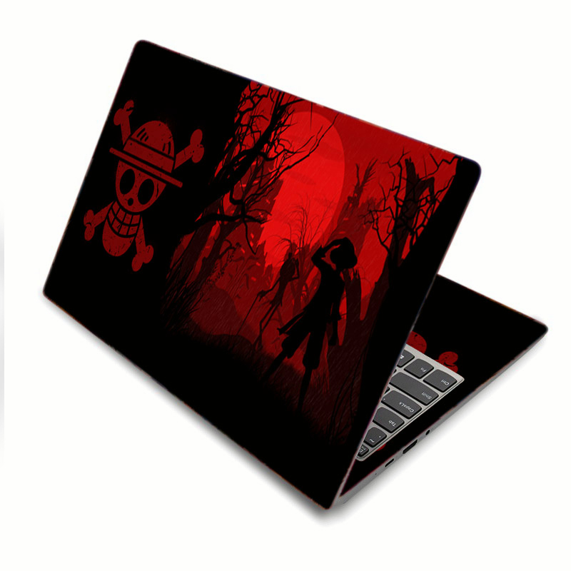 One Piece Anime Laptop Sticker Cover Skin Luffy Zoro 2 Sheets Decals ...