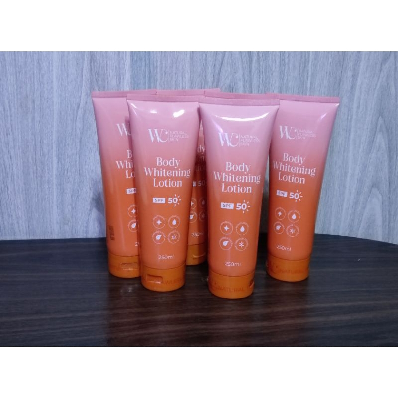 WC Natural Flawless Skin New Variant Lotion 250ml with glutathione and ...