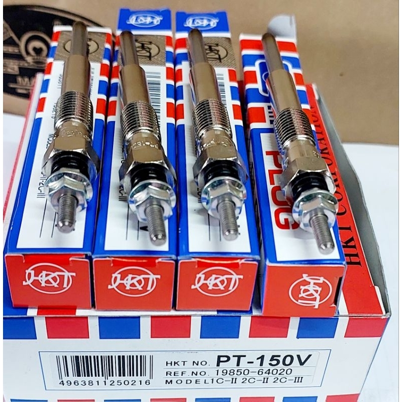 PT-150 GLOW PLUG/HEATER PLUG FOR TOYOTA TAMARAW FX 2C, 11VOLT KITAHARA ...
