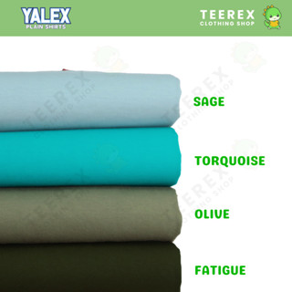YALEX PLAIN SHIRT (RED LABEL) SHADES OF GREEN (TORQUOISE FATIGUE OLIVE ...