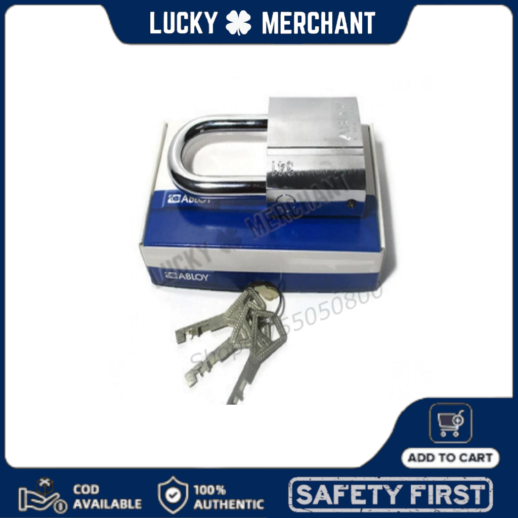 Abloy padlock PL341C/50 (chrome) | Shopee Philippines