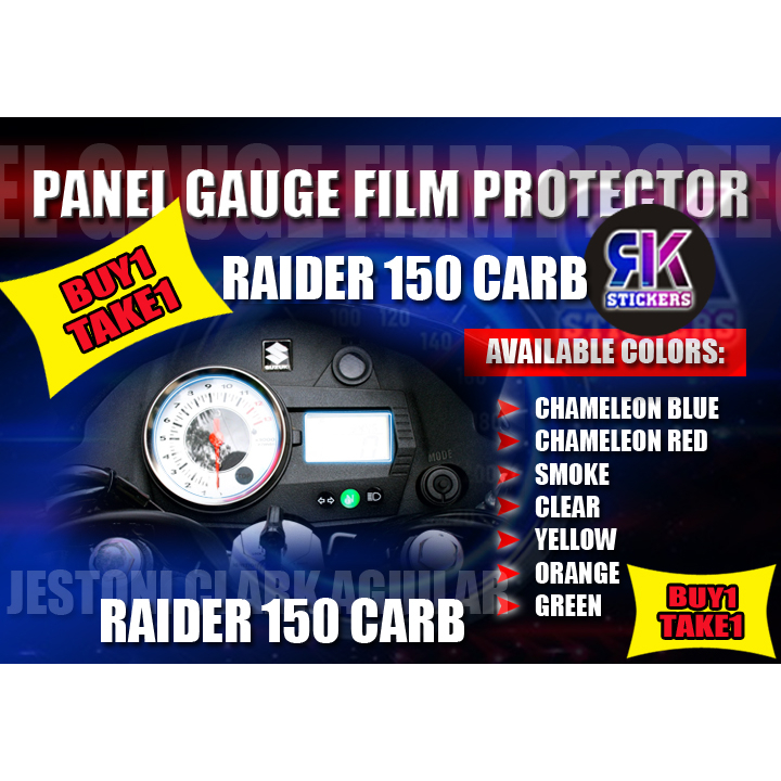 Panel Gauge Film Protector for Raider 150 CARB | Shopee Philippines