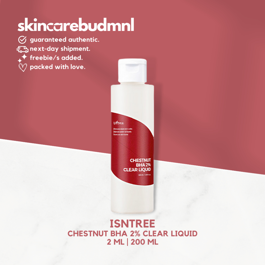 ISNTREE Chestnut BHA 2% Clear Liquid 100 ml | 2 ml (Sachet) by ...
