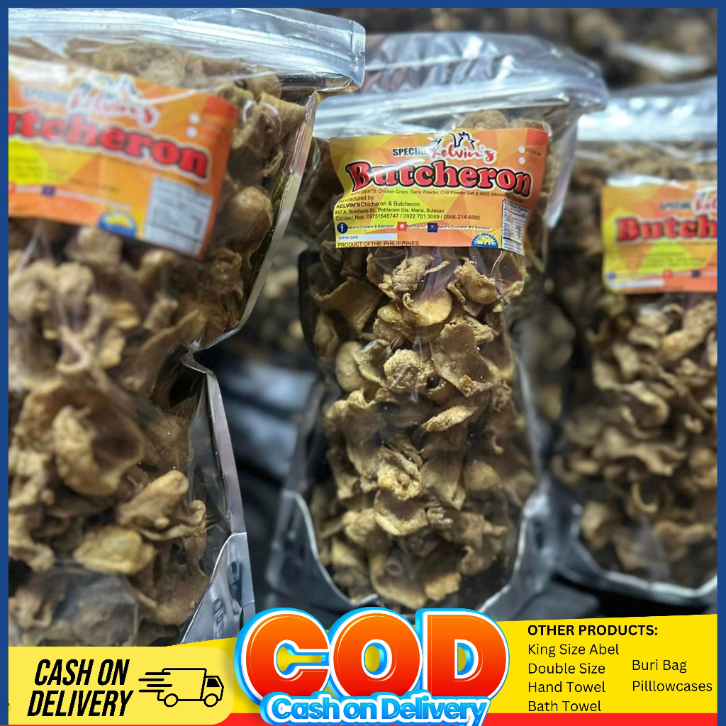Butcheron chicharon butche Crispy Butcheron BIG Spicy & Plain ...