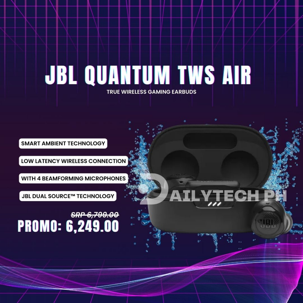JBL Quantum TWS Air (Gaming Earbuds) | Shopee Philippines