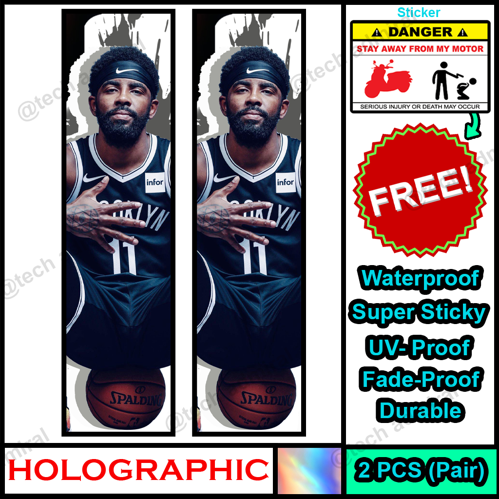 Top Box Sticker Waterproof NBA Kyrie Irving (HOLOGRAPHIC) | Shopee ...