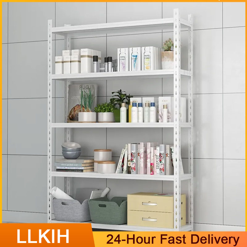 【Fast Delivery】5/4/3 Layer Rack Metal Rack Steel Storage Shelves Metal ...
