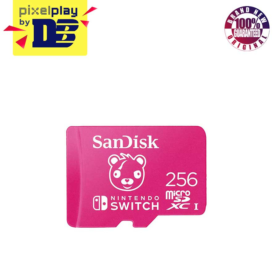 Sandisk Microxdsc Uhs I Memory Card 256Gb For Nintendo Switch Fortnite ...