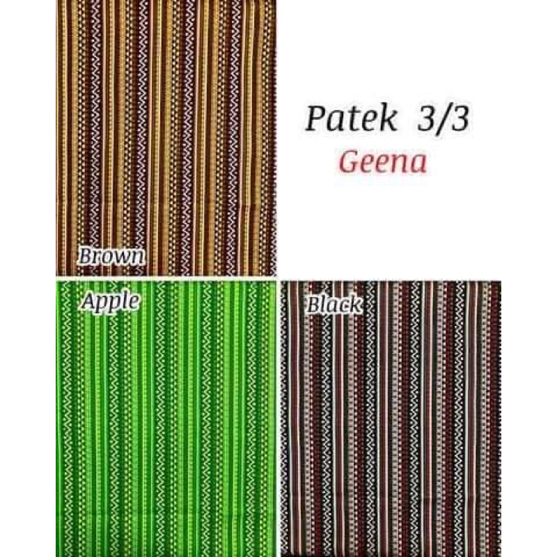 Geena Fabric Tribal Patek Design Sold Per Roll Direct Supplier | Shopee ...