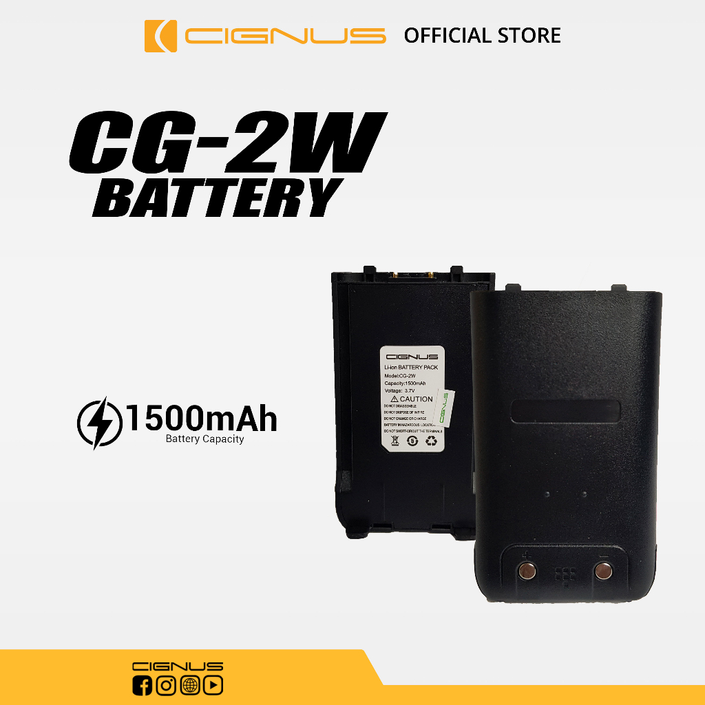 CIGNUS CG-2W BATTERY | Shopee Philippines