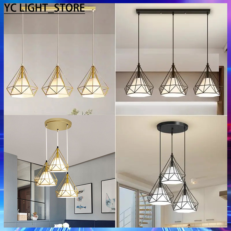 【Free Bulb】Chandelier Vintage Ceiling Light For Living Room drop Light ...