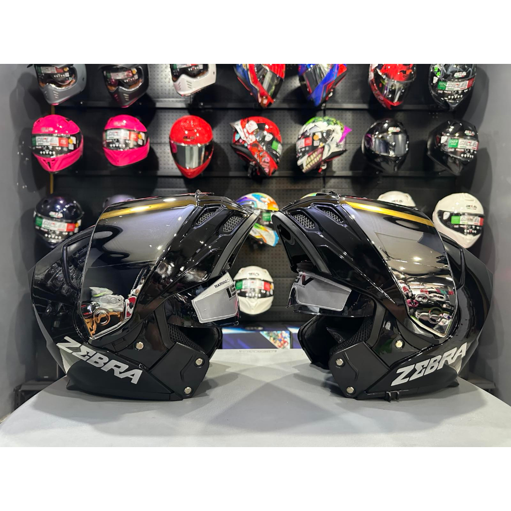 ZEBRA Modular Dual Visor Couple Helmet For Men and Women DOT Certified ...