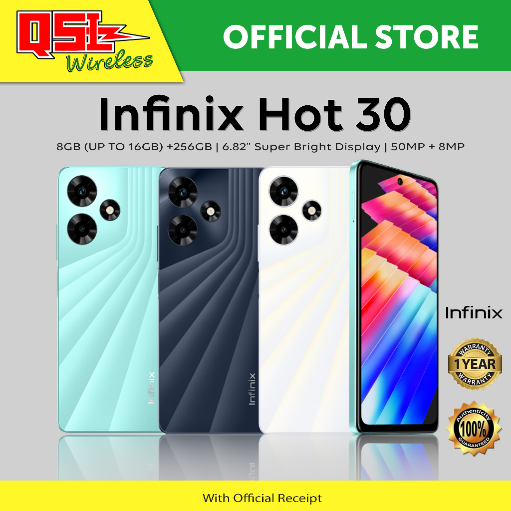 Infinix HOT 30 8+256gb | Shopee Philippines