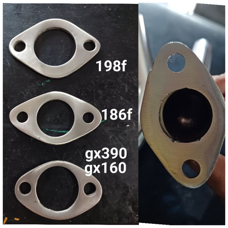 304 Stainless Muffler Base gx160 gx390 186f 194 198f | Shopee Philippines