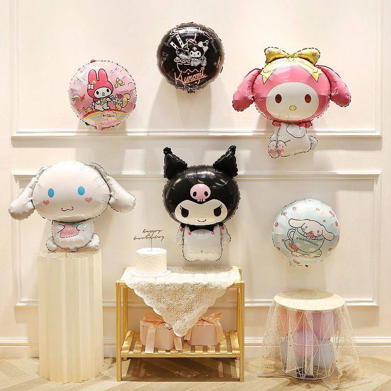 HelloKitty Sanrio Cinnamoroll Foil Balloons Birthday Decoration ...