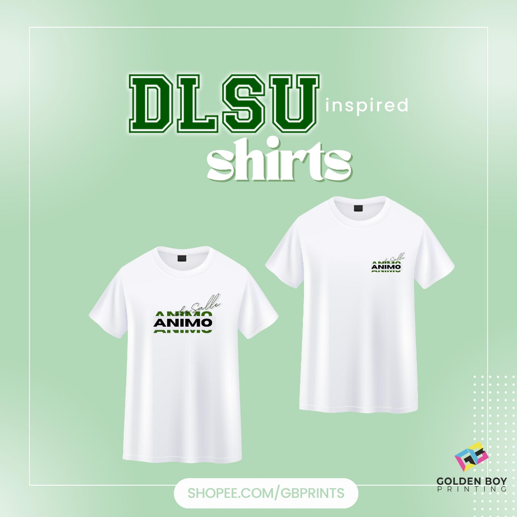 DLSU Inspired Shirts (Set A) | Shopee Philippines