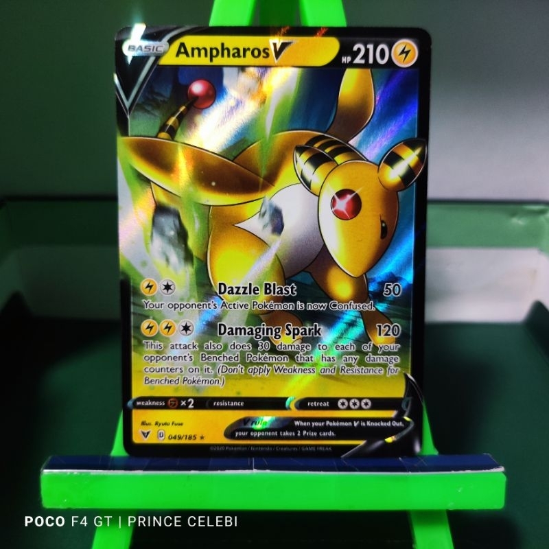 Pokemon TCG - Ampharos V | Shopee Philippines