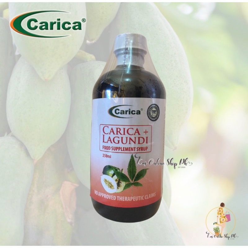 Carica+Lagundi Syrup (Vitex negundo) - Bottle of 250ml | Shopee Philippines