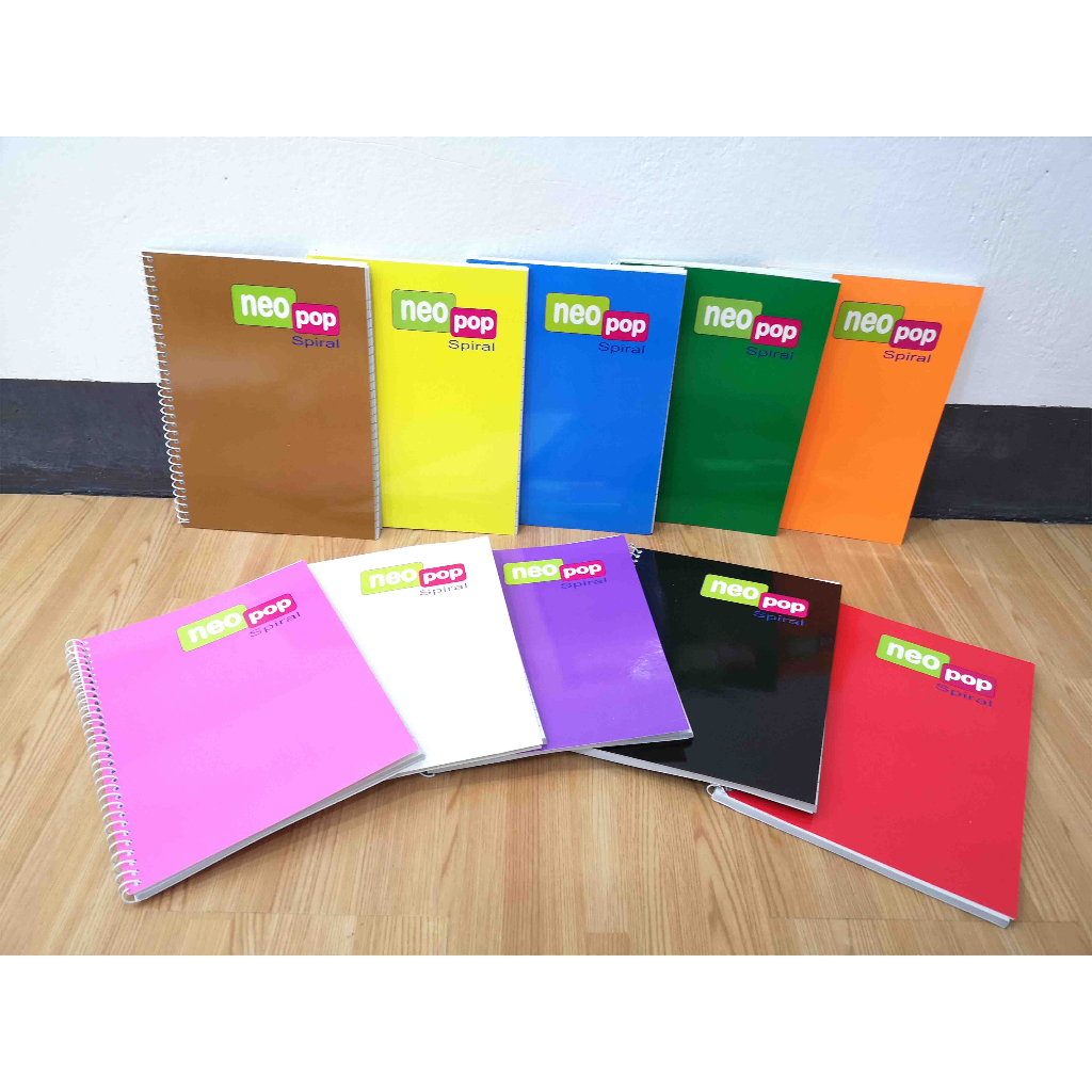 10pcs/Ream Notebook 80leaves Assorted Color (RANDOM BRAND) | Shopee ...