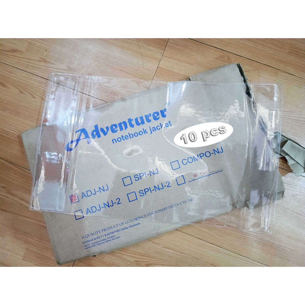 10pcs Adventurer Adjustable Notebook Jacket (Notebook Plastic Cover ...