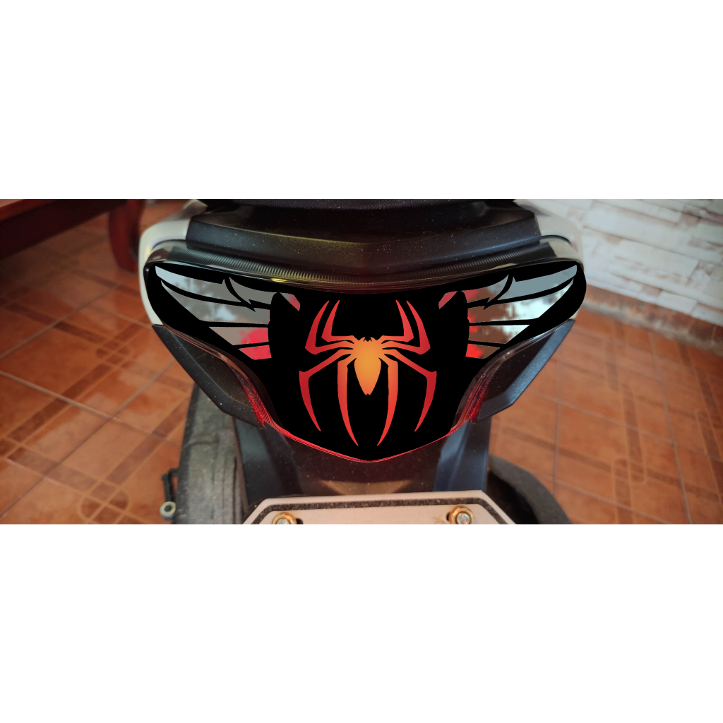 Yamaha Mio Gear 125 Tail Light Decal Spider Design | Shopee Philippines