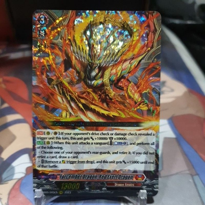 FORCEMBER DRAGON, RED EXERT DRAGON RRR DSS05 CARDFIGHT VANGUARD ENGLISH ...