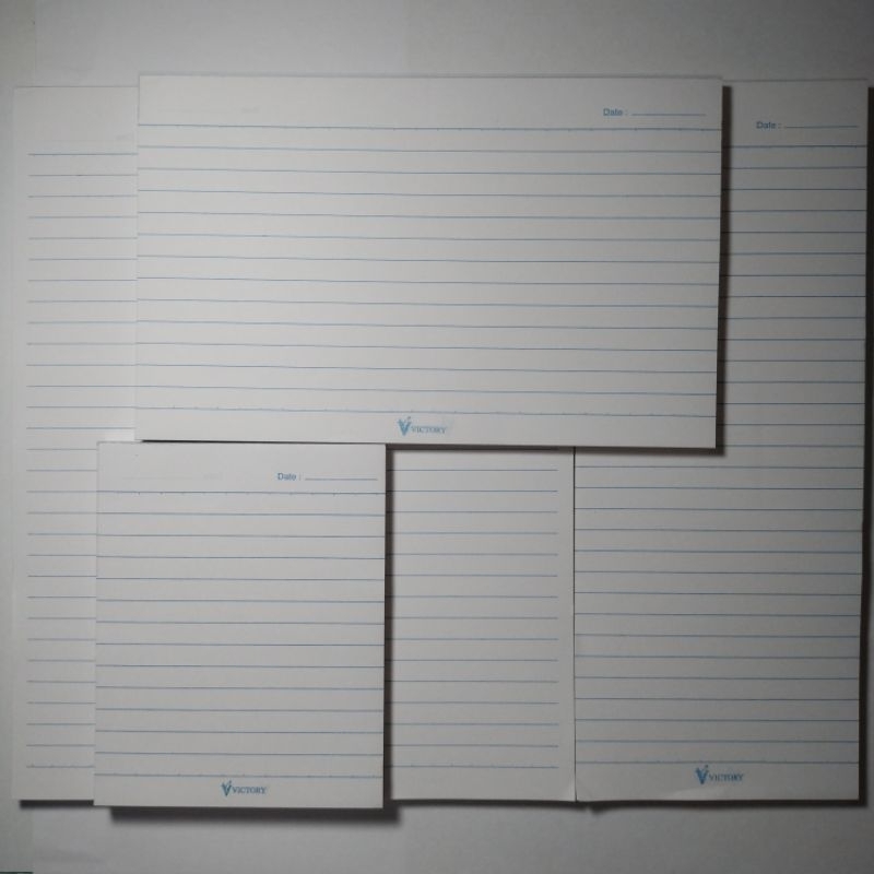 Victory Paper Pad (Whole,1/2CrossWise,1/2LengthWise,1/4) | Shopee ...