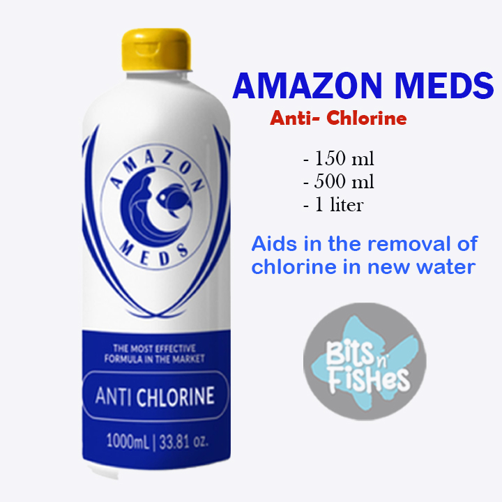 Amazon Meds Anti-Chlorine 150ml | 500ml | 1 Liter | Shopee Philippines