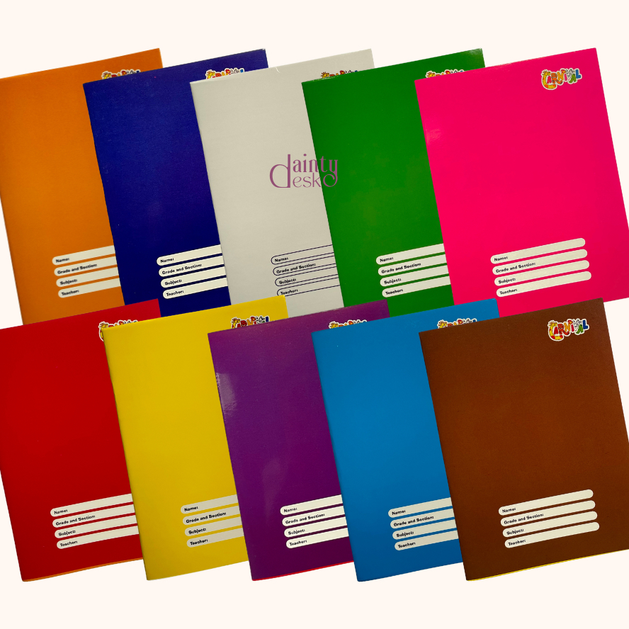 Carnival Composition notebook w/ cursive alphabet | Shopee Philippines