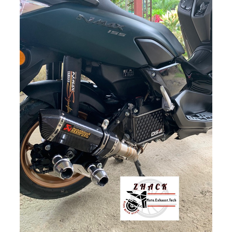 AKRAPOVIC (FULL SYSTEM) NMAX 155 V2/V2.1 & AEROX 155 V1/V2/V2.1 | Shopee Philippines