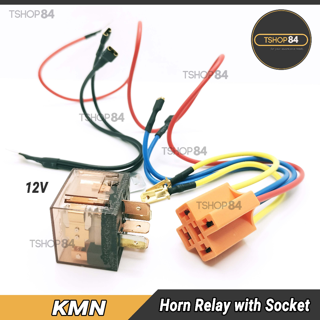 KAO Motorcycle Horn/LED Relay UNIVERSAL 5PIN Socket Mini Driving Light ...