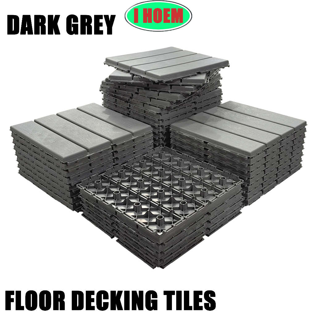 PH STOCK PVC FLOOR DECKING TILES WOOD GREY BLACK COFFEE PLASTIC FLOOR ...