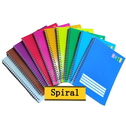 [10pcs] Ordinary Notebook [Writing,Composition,Spiral] 80'' leaves ...