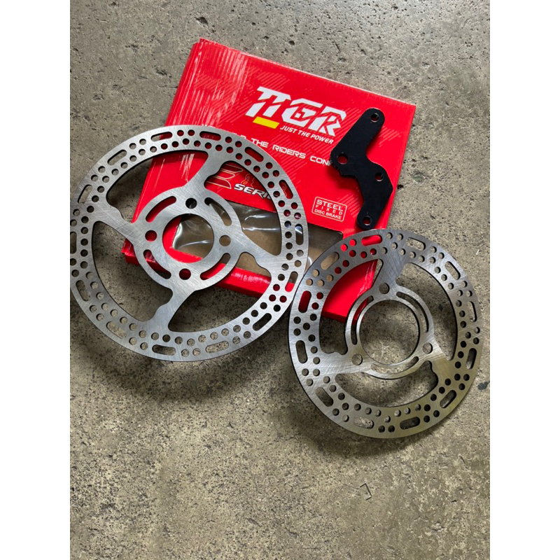 lighten disc brake raider150 front/rear for stock rim （front 220mm with ...