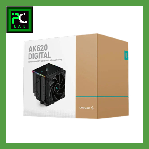 DeepCool AK620 Digital CPU Cooler- Black (R-AK620-BKADMN-G) | Shopee ...