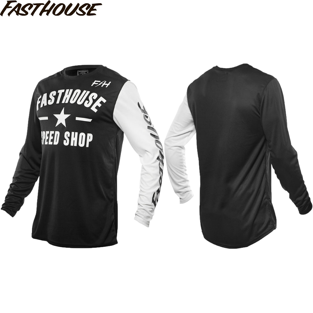 FASTHOUSE Long Sleeve Motorcycle Jersey shirt cycling for men Bike ...