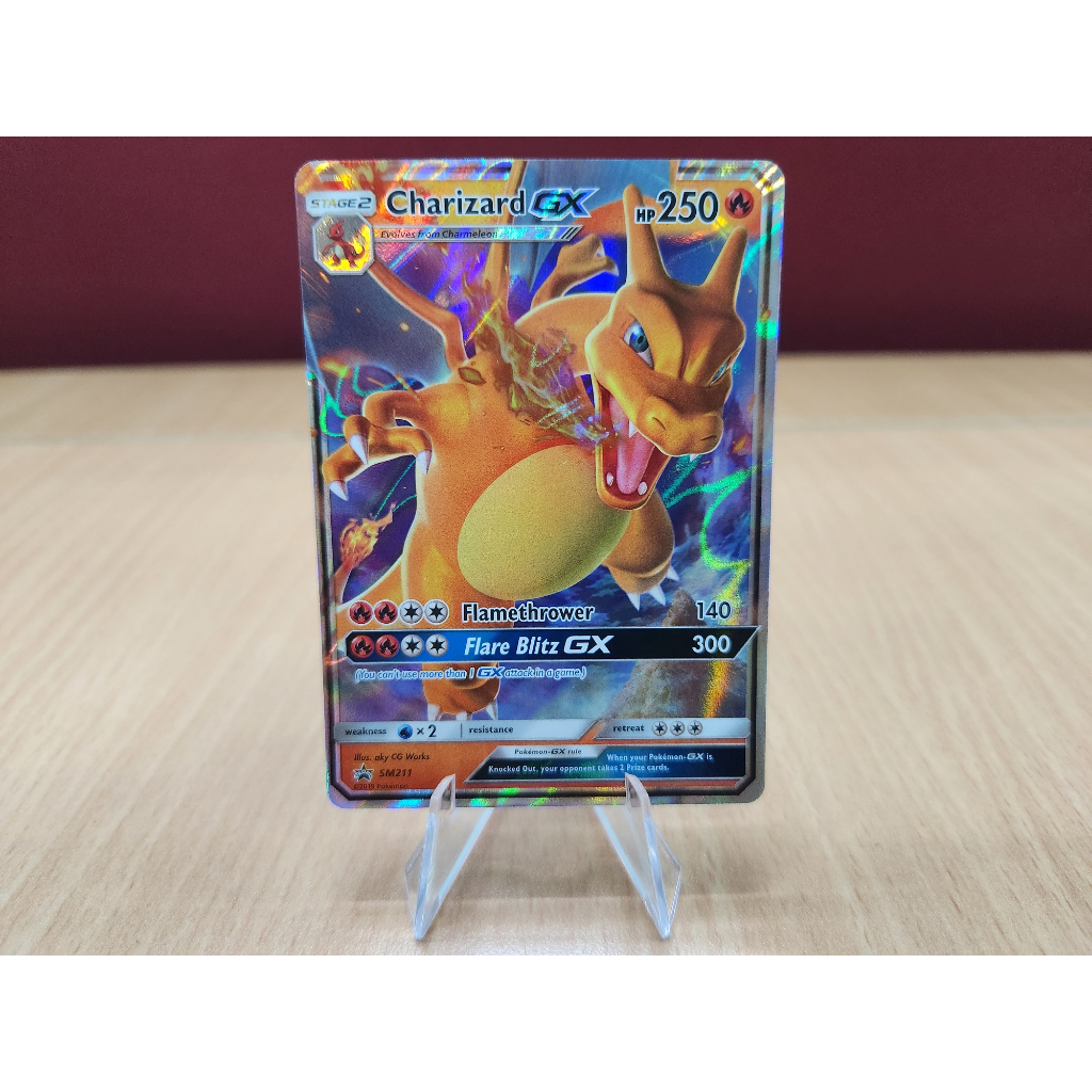 Charizard GX Promo - SM211 - Sun and Moon - Pokemon Card Singles ...