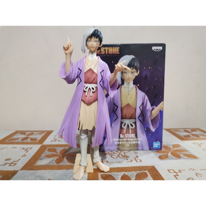 Banpresto Dr.Stone Figure of Stone World GEN ASAGIRI & SENKU ISHIGAMI ...