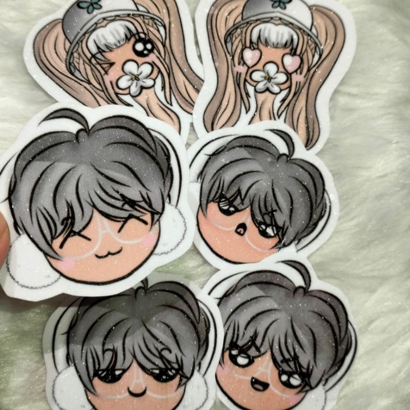 Roblox customize chibi emotes sticker : Laptop/tumbler sticker | Shopee ...