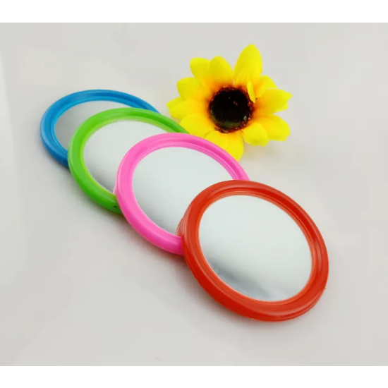 1 piece - Handy Mirror portable Small Mirror Shapes; Circle and Square ...