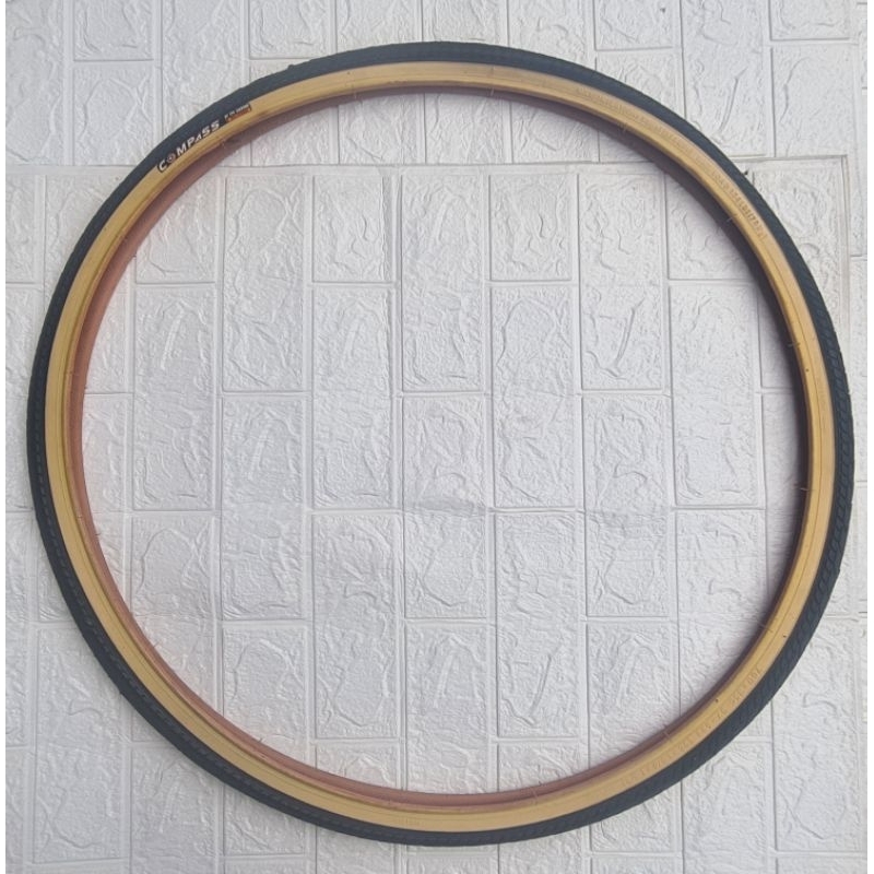 Compass Skinwall Tire 700x35C (28*1 3/8 * 1 5/8) Per Piece or Pair Tire ...