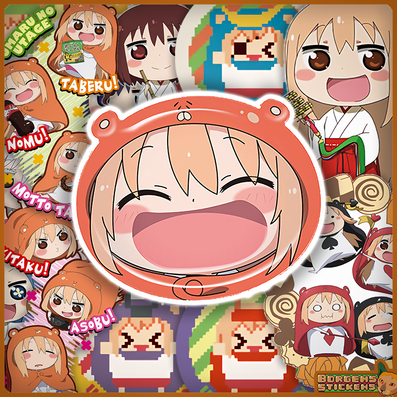 Himouto Umaru chan Chibi stickers - Vinyl Waterproof Sticker / Regular ...