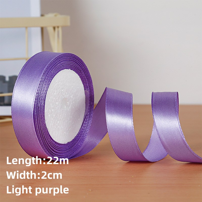 2cm Satin Ribbon Roll Gift Packaging Ribbon Flower Making DIY Holiday ...