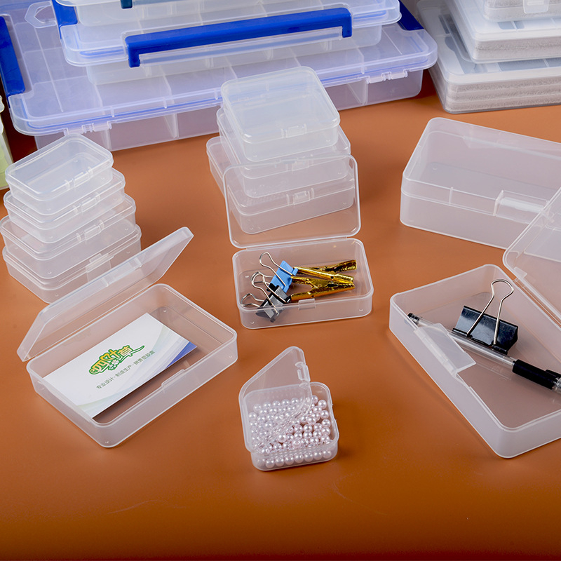 Multipurpose Plastic Storage Box Pins Jewelry Earplug Office Mini ...