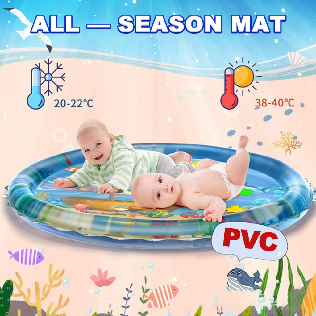 Inflatable Water Play Mat Thicken PVC Baby Water Mat Play Mat ...