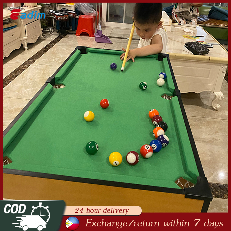 Mini billiard table for Kids wooden with tall feet pool table set taco ...